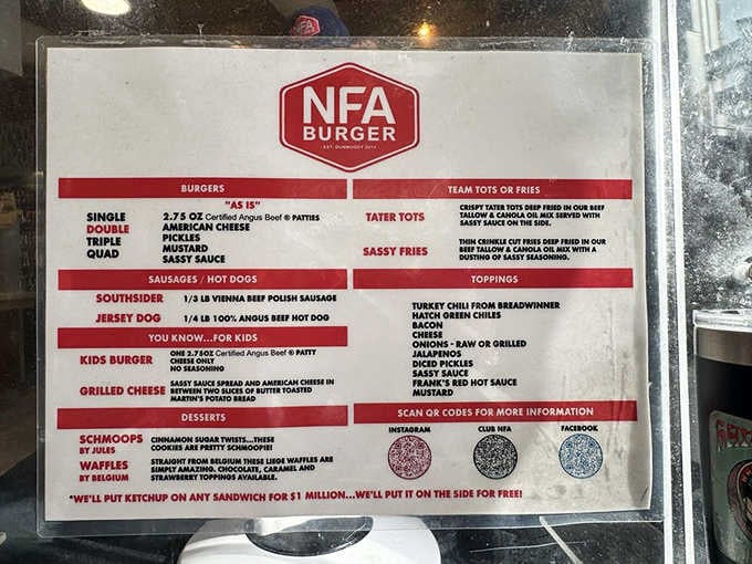 Simple menu, serious results. Sometimes the best things in life don't need a novel to explain them.