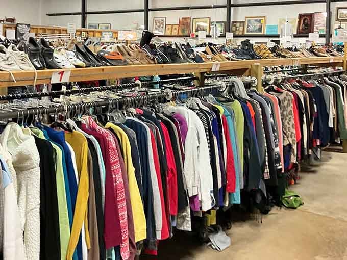 Every color of the rainbow hangs waiting, because life's too short for boring wardrobes.