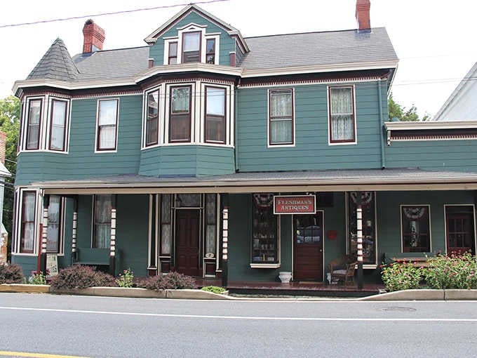 That turquoise Victorian beauty houses treasures that have outlived several generations of collectors and are still going strong.