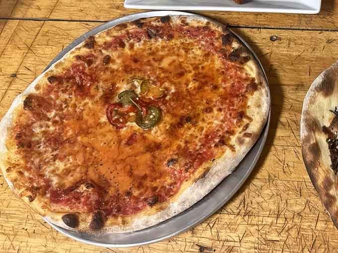 Hot honey pizza: because sometimes sweet and spicy need to have a serious conversation on your taste buds.