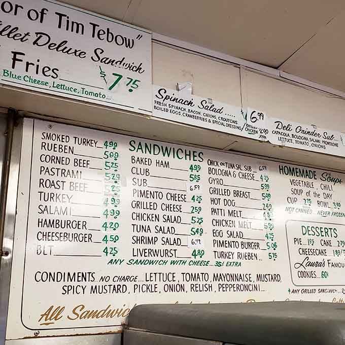 This menu board is basically a choose-your-own-adventure novel, except every ending involves you being gloriously full.