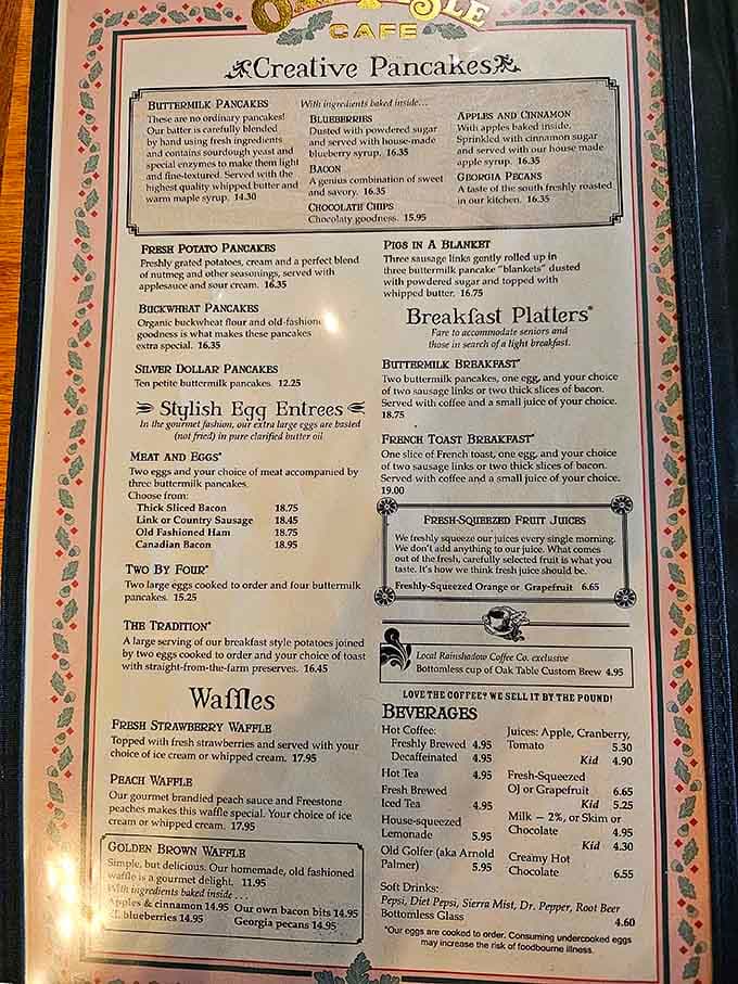 This isn't a menu, it's a choose-your-own-adventure novel where every chapter ends deliciously and involves carbs.