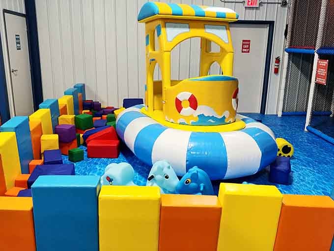 This cheerful submarine practically begs kids to imagine they're exploring the depths of the Mariana Trench.