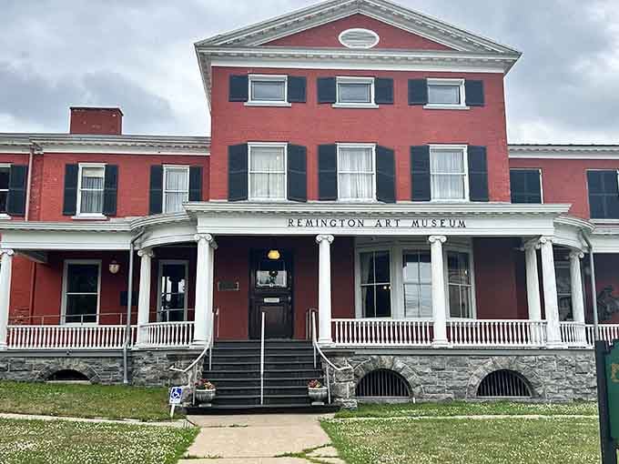 The Frederic Remington Art Museum houses Western masterpieces in this riverside mansion that's worth the trip alone.