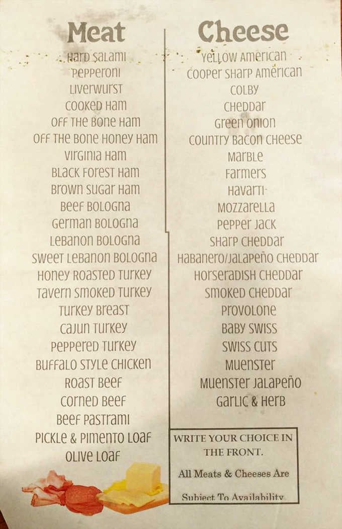 This deli menu reads like a greatest hits album of meats and cheeses, from Lebanon bologna to horseradish cheddar.