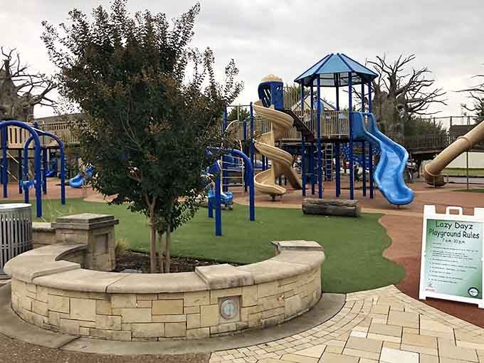 Smothers Park's playground proves that family fun doesn't require a theme park admission price or a second mortgage.