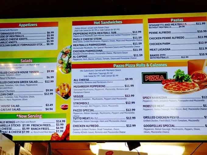 When the menu board needs multiple panels, you know you're in for some serious decision-making paralysis.