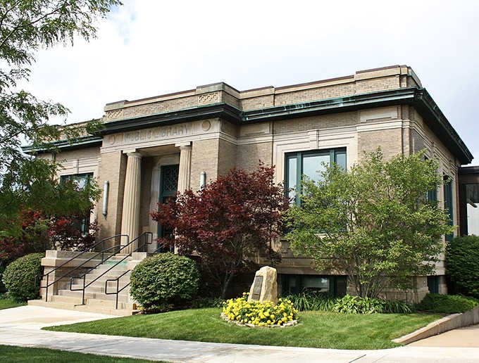 The Carnegie Library stands proud with classical architecture that makes you want to whisper even when you're outside.