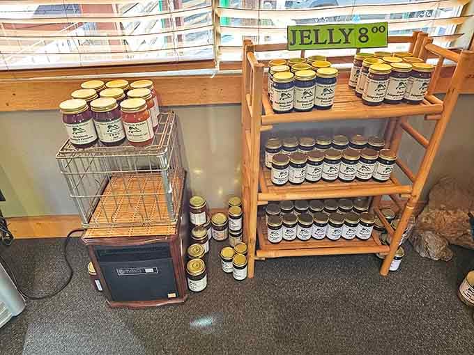 When jelly gets its own dedicated shelving unit, you know someone takes their preserves seriously, and we're here for it.