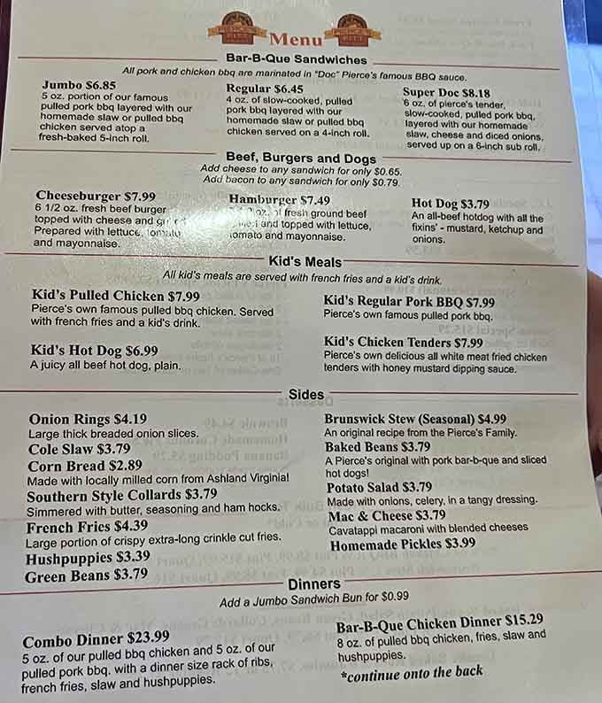 This menu proves that sometimes the best things in life are simple, smoky, and served on a bun.