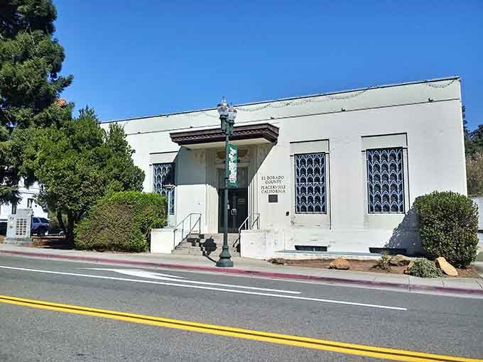 The El Dorado County Superior Court building proves that even government architecture can have charm when it's not trying too hard.