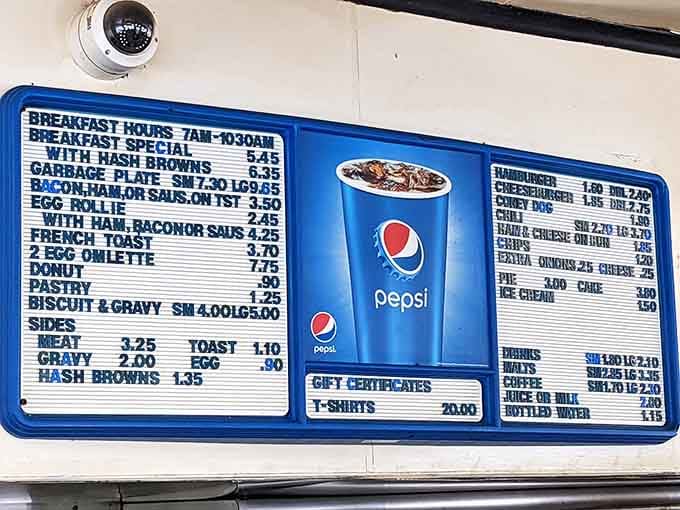 When your entire menu fits on two boards and nothing costs double digits, you're doing something gloriously right.