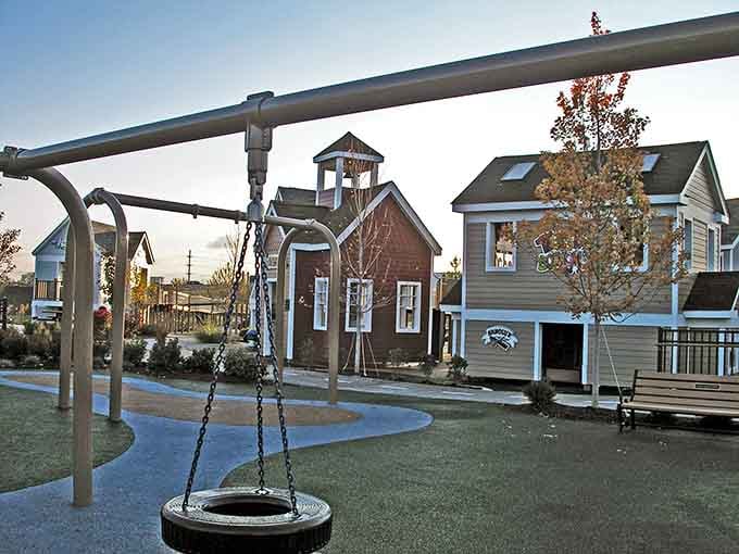 That tire swing knows exactly what childhood memories are made of, no assembly required.