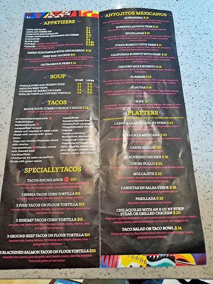 This menu reads like a greatest hits album of Mexican cuisine, with plot twists that'll surprise you.