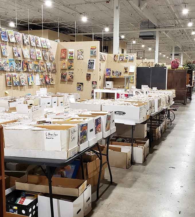 Comic book collectors, prepare to lose track of time digging through boxes of vintage treasures and childhood memories.