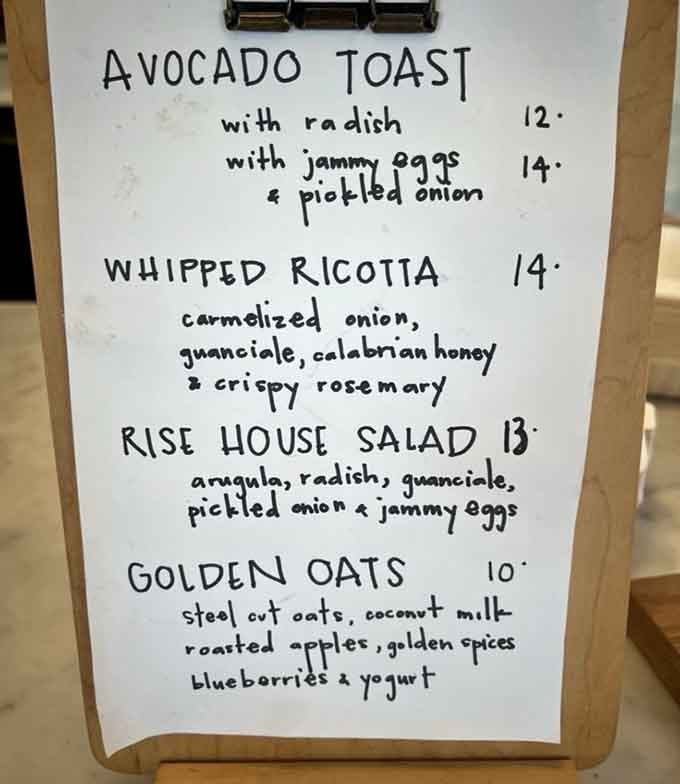 When avocado toast shares menu space with Golden Oats, you know this place takes breakfast seriously beyond the donuts.