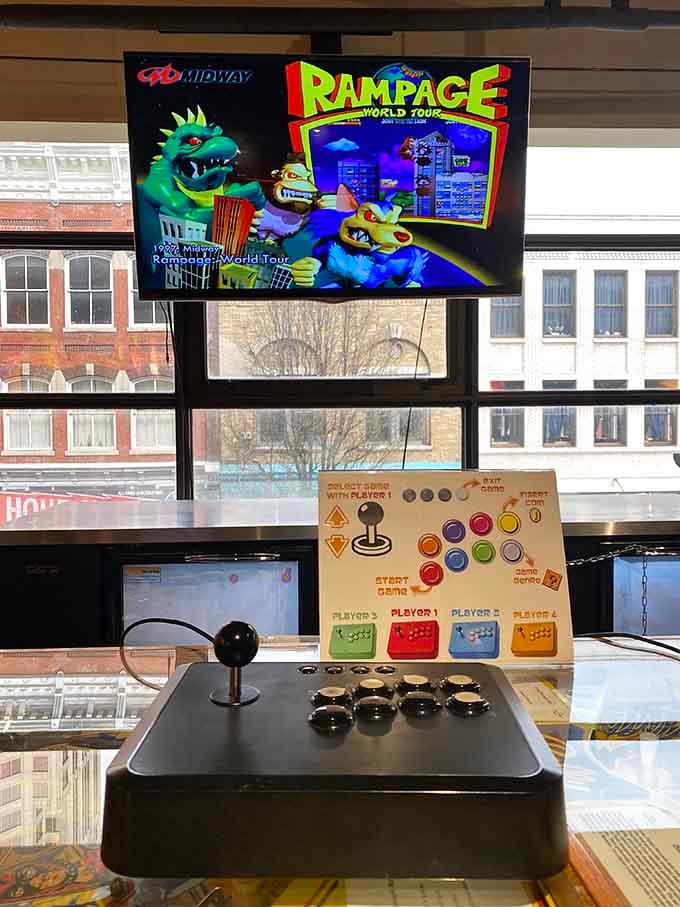 Classic arcade controls meet modern gaming nostalgia, proving some interfaces never needed an upgrade in the first place.