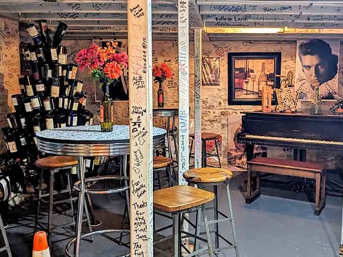 The Drunk Tank Wine Bar offers proof that Indiana knows how to repurpose a name with style.