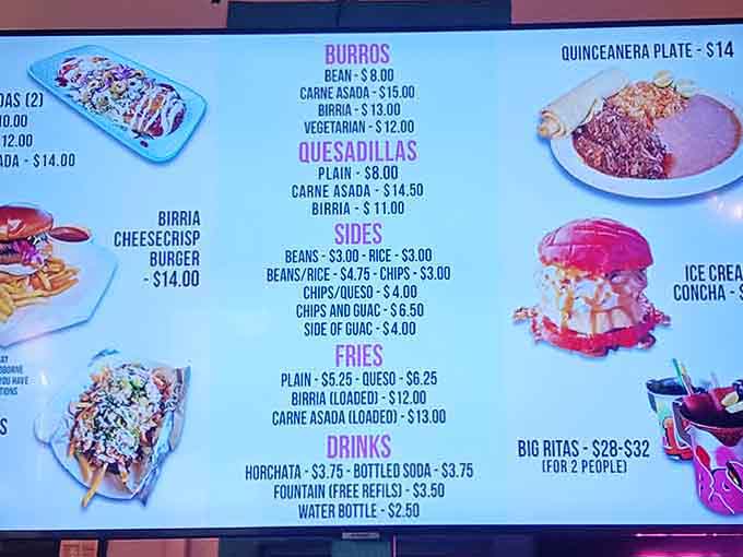 When the menu includes birria ramen and ice cream conchas, you know you've entered a delicious alternate universe.