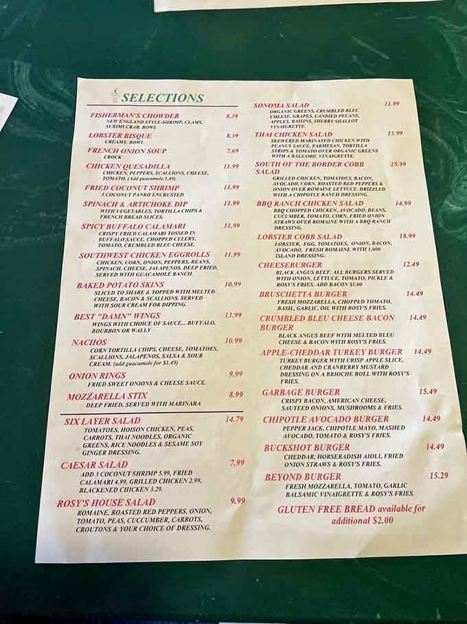 When a menu offers everything from Lobster Bisque to a Garbage Burger, you know decisions will be deliciously difficult.