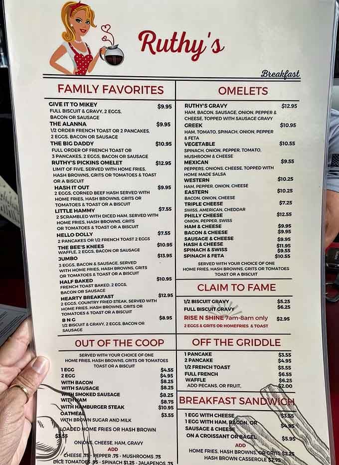 This menu reads like a love letter to breakfast, with enough options to keep you coming back weekly.