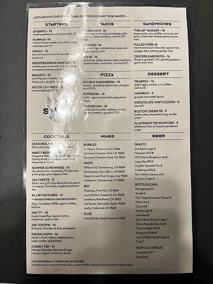 This menu proves that food meant for sharing doesn't have to sacrifice quality or creativity whatsoever.