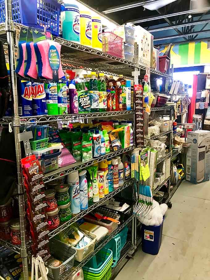 Ajax, Comet, and every cleaning product your mother swore by, all organized like a nostalgic trip down memory lane.