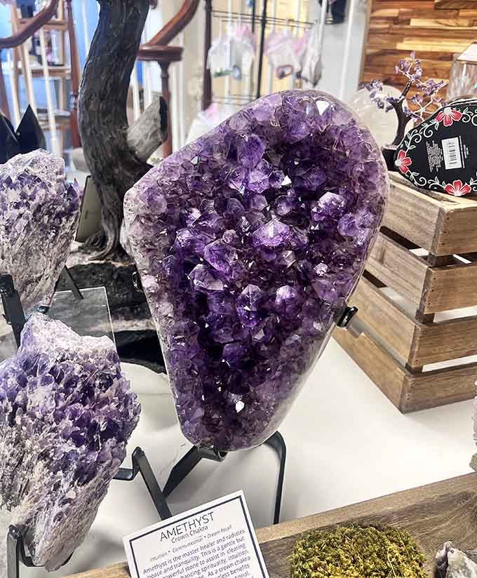 This stunning amethyst geode proves that Mother Nature has been creating Instagram-worthy content long before social media existed.