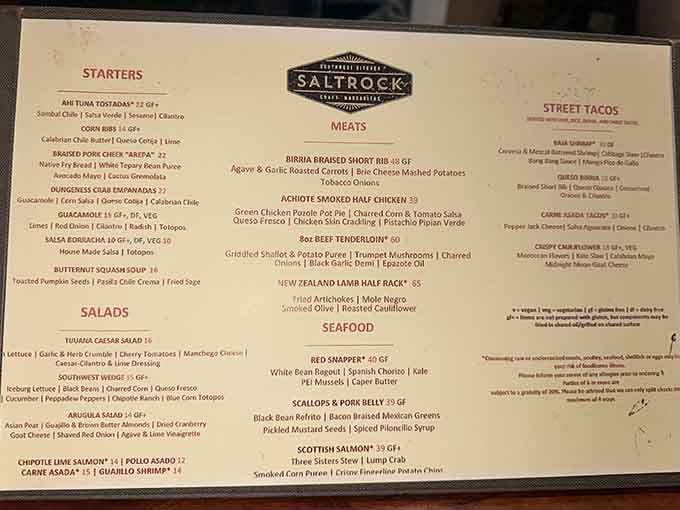 When your menu reads like a love letter to Southwest cuisine, you know you're in for something special.