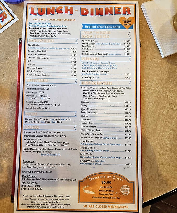 When breakfast is served all day and dinner includes fried whaler, you know someone's been paying attention.