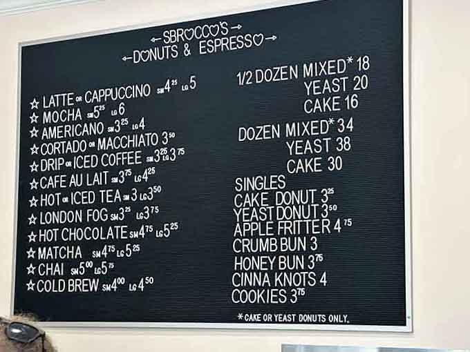 A menu board that proves simplicity done right beats complexity done wrong every single time.