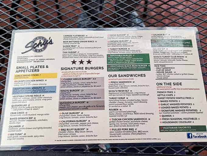 When a menu offers this many burger variations, you know someone's been listening to customer requests for decades.