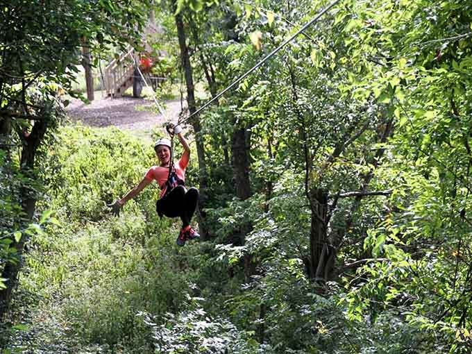 That smile says it all: pure joy mixed with a healthy dose of "I can't believe I'm doing this!"