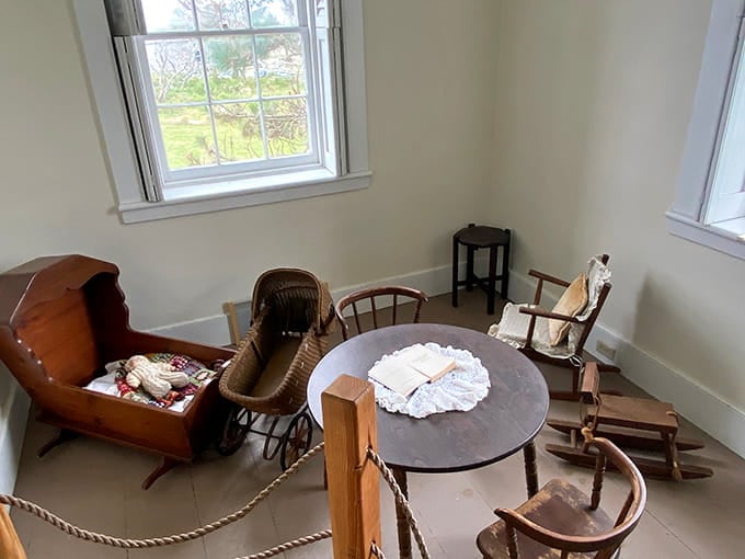 Period furnishings transport you back to simpler times when rocking chairs and handmade quilts were cutting-edge home decor.