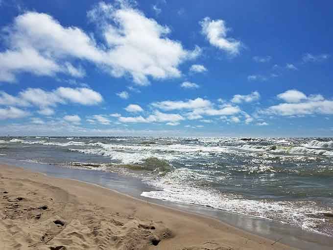 Sand this soft should probably be illegal, or at least require some kind of warning label for barefoot enthusiasts.