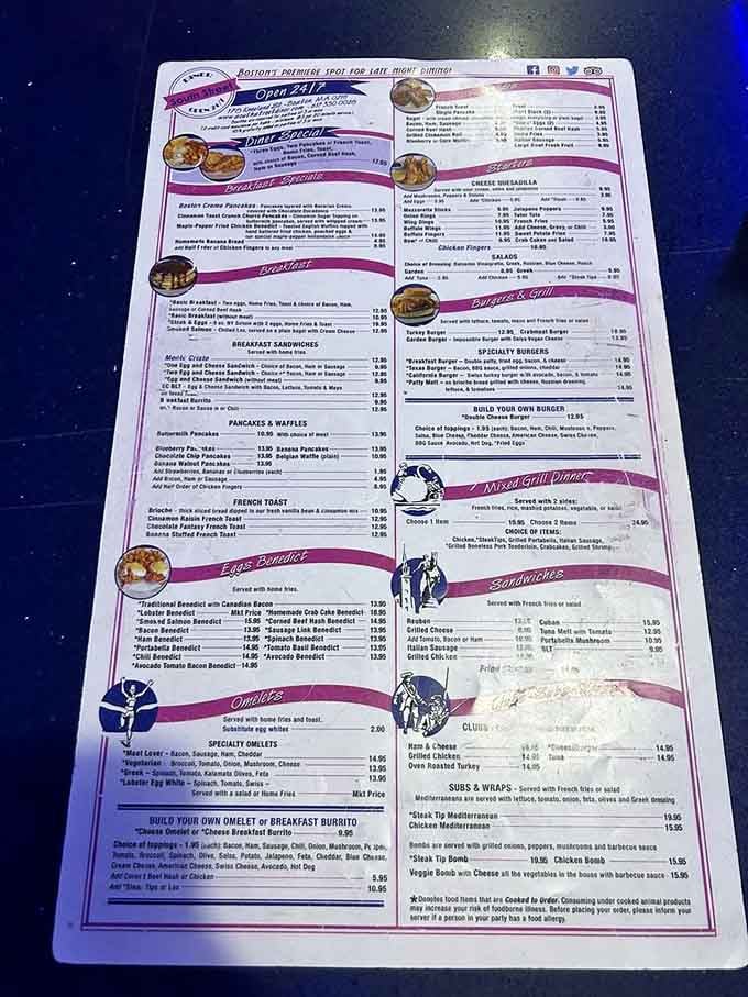 This menu reads like a greatest hits album of American comfort food, and every track is a winner.