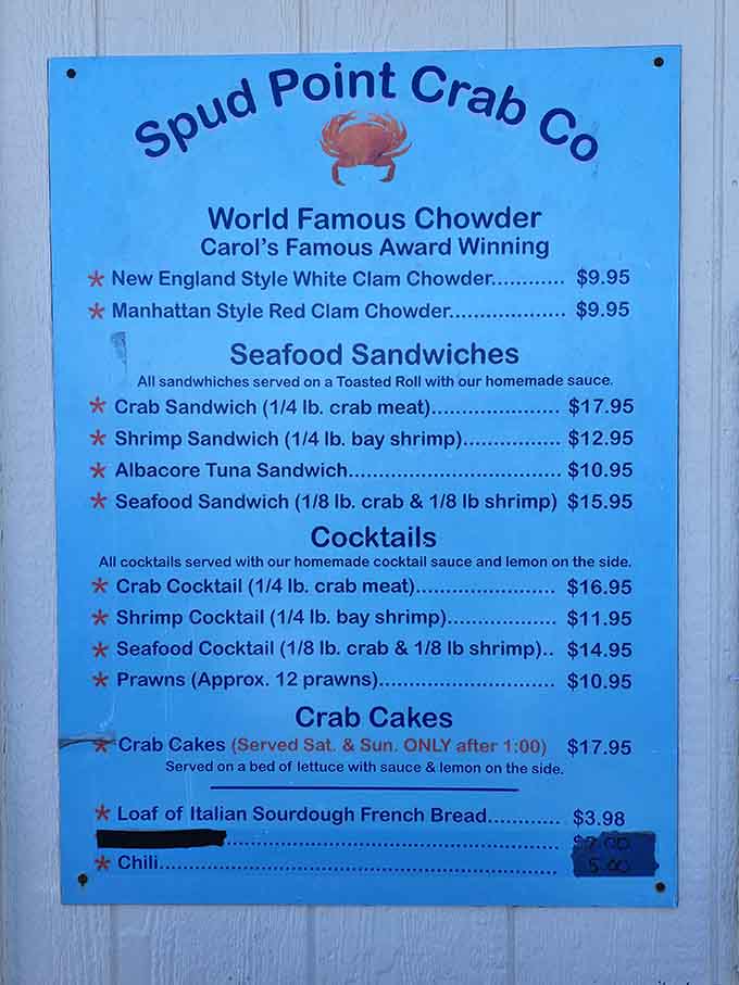 When a menu board promises "World Famous Chowder," you know someone's throwing down the gauntlet.