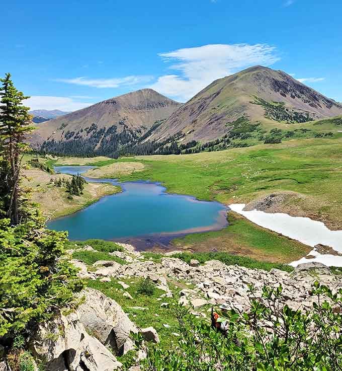 That turquoise jewel nestled in the meadow proves Colorado's best secrets are worth the extra drive north.