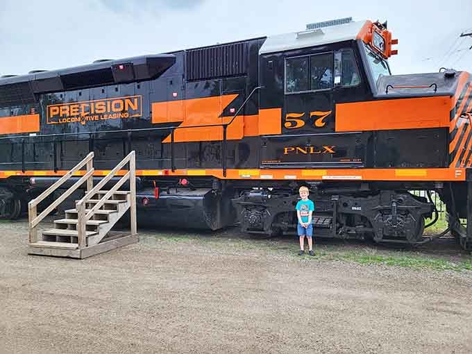 Modern diesel power meets vintage charm at the institute where locomotives of every era gather like old friends at reunion.