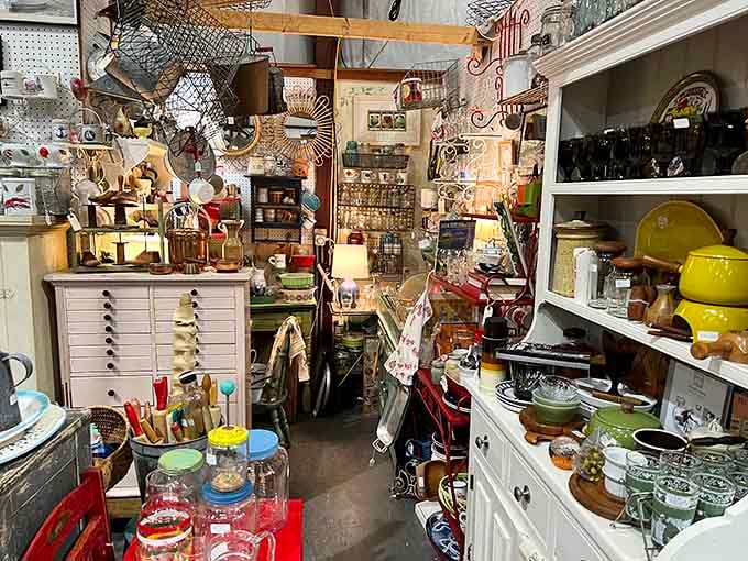 Fine china and glassware collections that survived generations now wait for their next appreciative home.