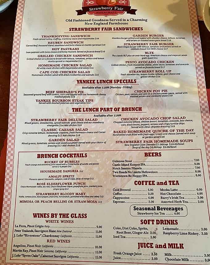 This menu reads like a love letter to comfort food, and trust me, it delivers on every delicious promise.