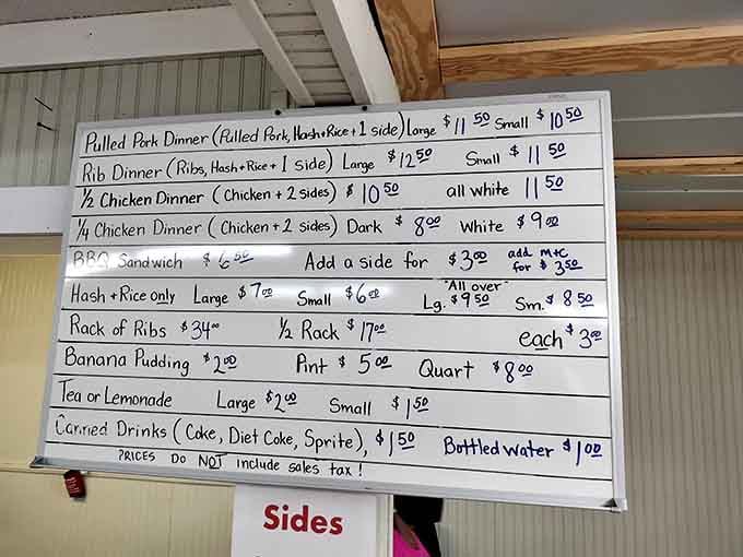 When the menu is this straightforward, you know they're spending their energy on what really matters: the food.