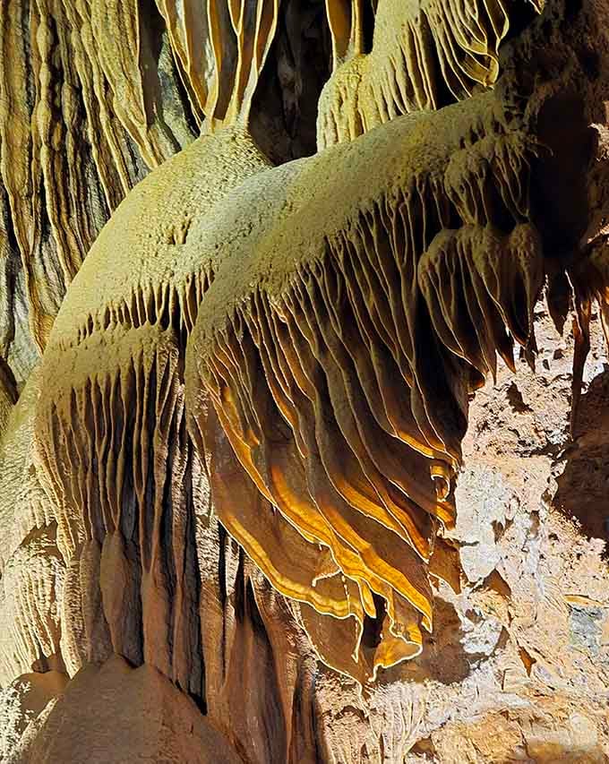 Cave bacon that's been cooking for millennia, and somehow looks more appetizing than actual breakfast food.