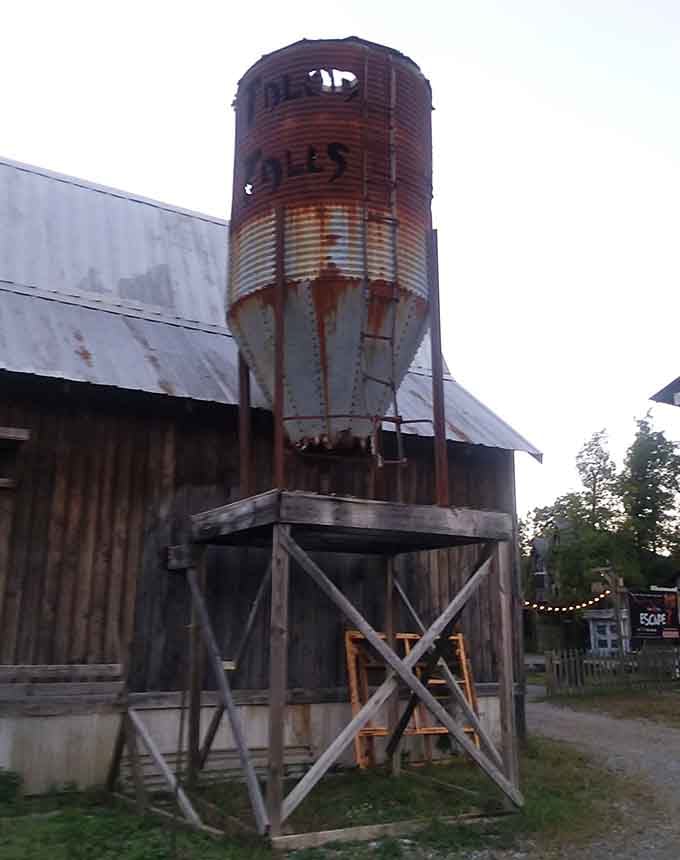 This weathered grain silo has seen things that would make Stephen King need a nightlight.