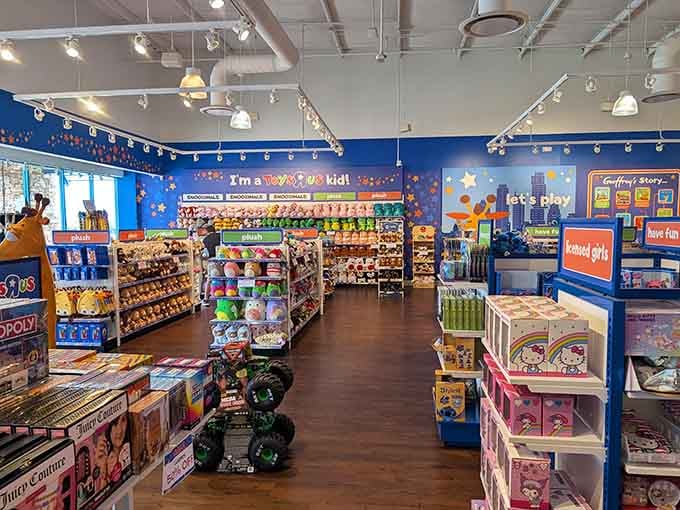 When even the toy store looks this inviting, you know the kids aren't the only ones leaving with bags full of treasures.