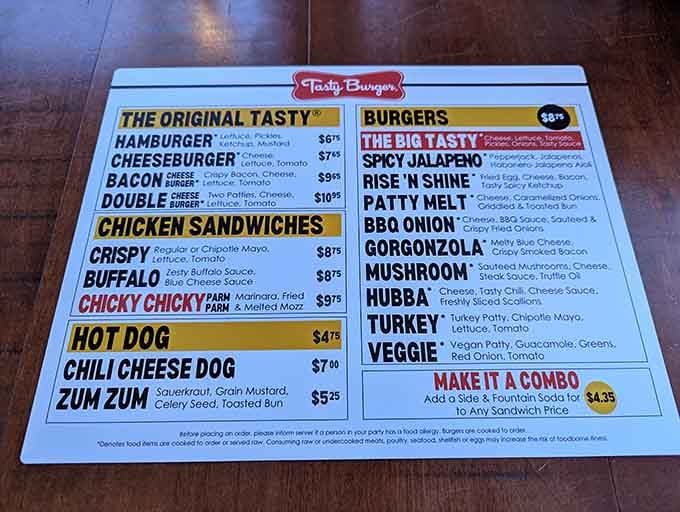 When a menu board makes you smile before you've even ordered, you know you're in the right place.