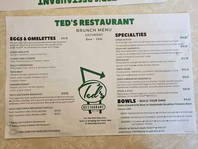 When a menu offers both Greek omelets and Southern breakfast specials, you know you've found culinary common ground.