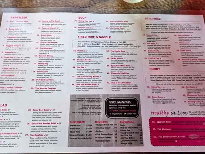 This menu is your passport to flavor town, offering everything from mild adventures to "call your mother" spice levels.