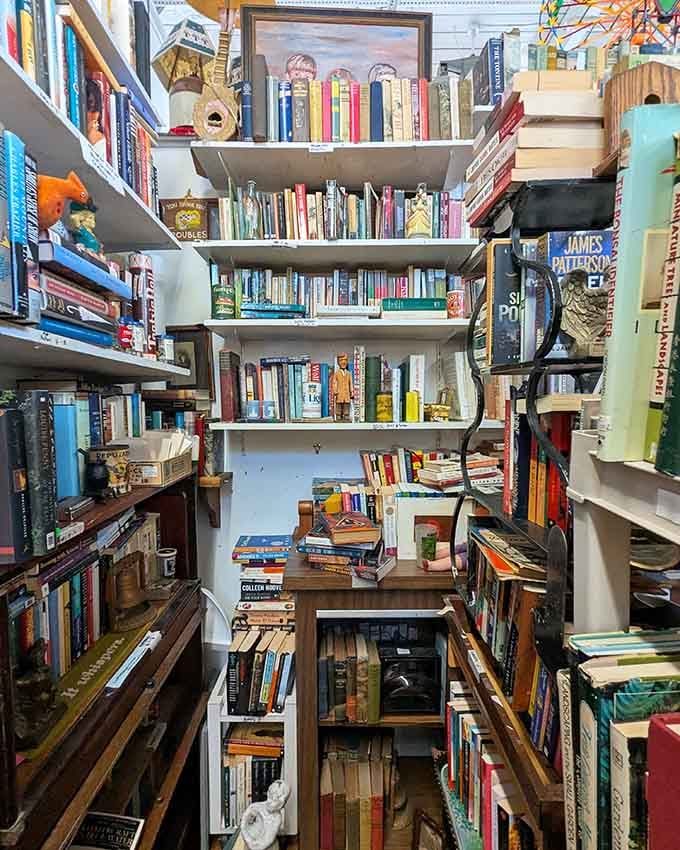 Book lovers, prepare to lose track of time in these floor-to-ceiling stacks of literary history and forgotten bestsellers.