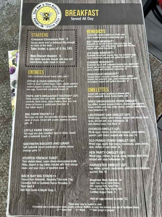 This menu reads like a love letter to breakfast, and trust me, you'll want to RSVP yes.